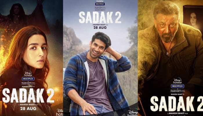 આ છે 'Sadak 2'ના 3 નવા પોસ્ટર, દમદાર છે સંજય દત્ત, આલિયા અને આદિત્યનો ...