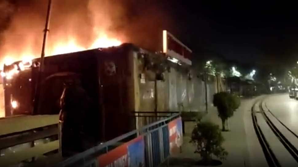 Ahmedabad: Fire broke out in horror house at Kankaria lake late last night