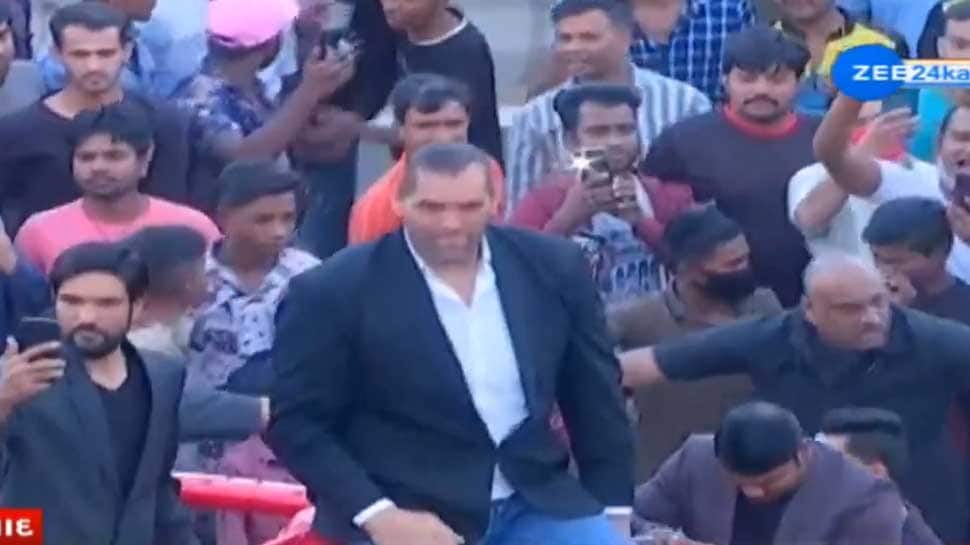 WWF Frame 'The Great Khali' Becomes Guest Of Ahmedabad: દલીપ સિંબ રાણા ...