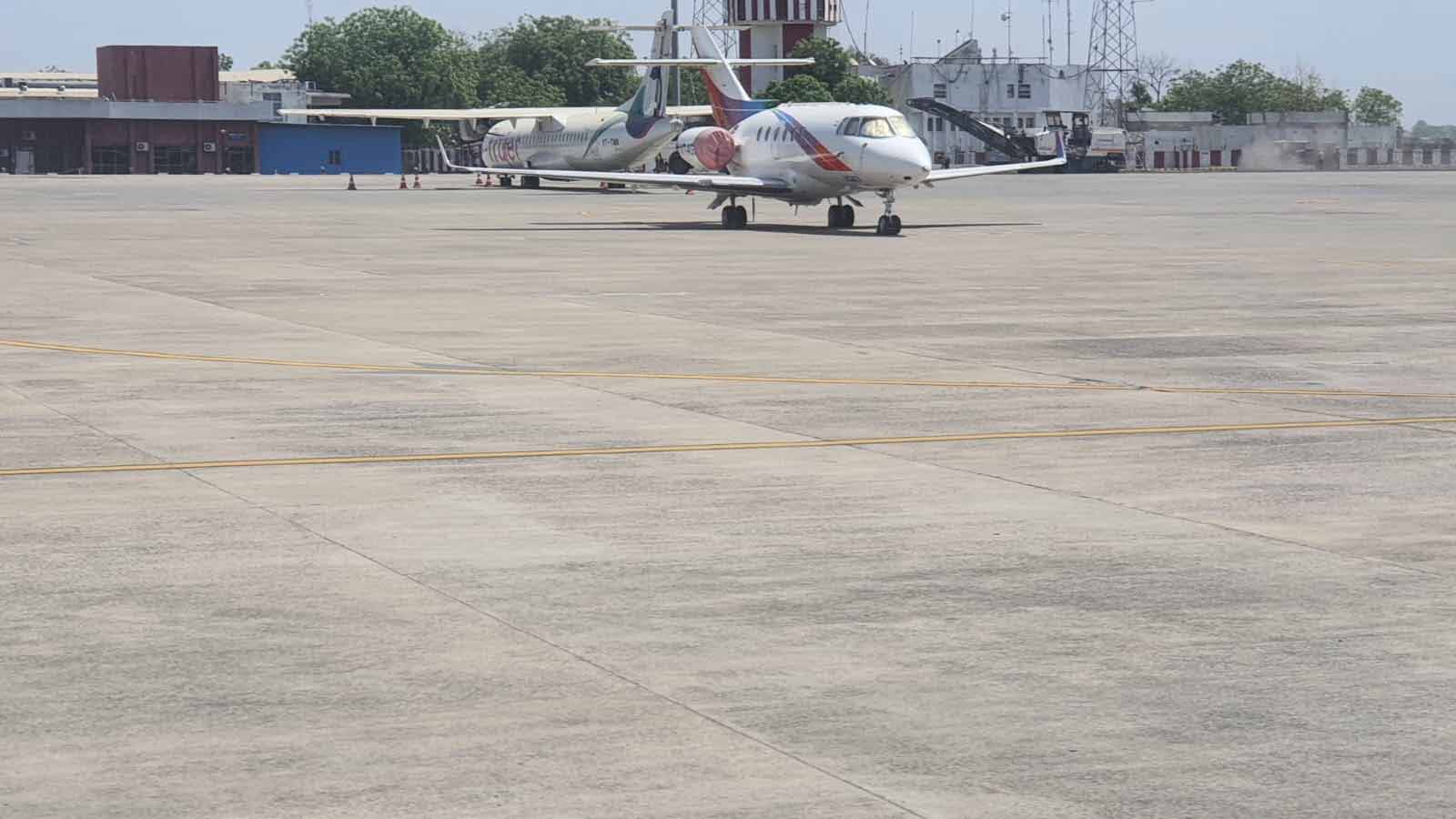 ahmedabad aiport new runway making system make a record see photos