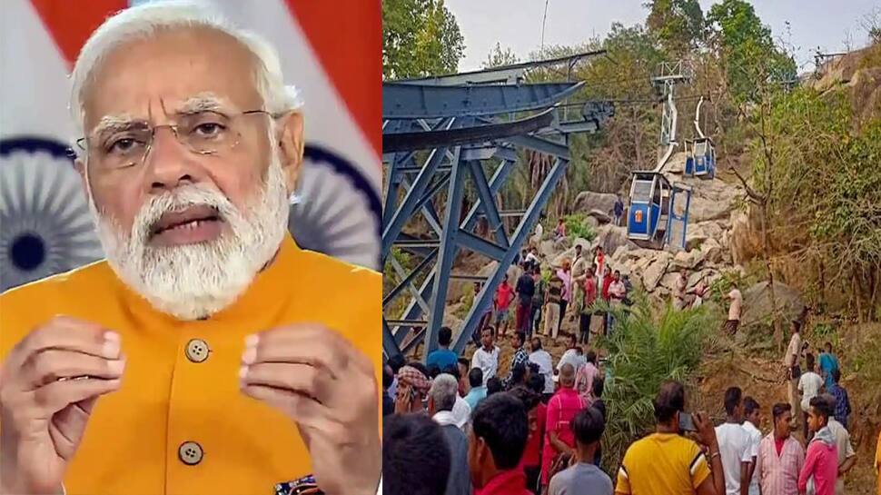 Deoghar Cable-car Mishap PM Modi interact with security personnel ...