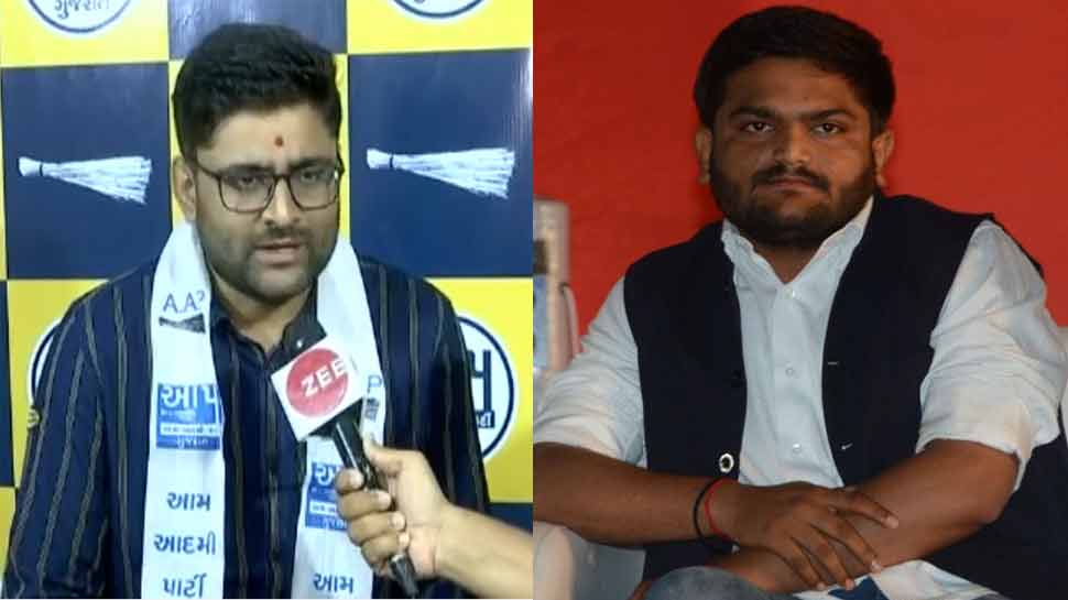 AAP gopal italiya welcome hardik patel in AAP