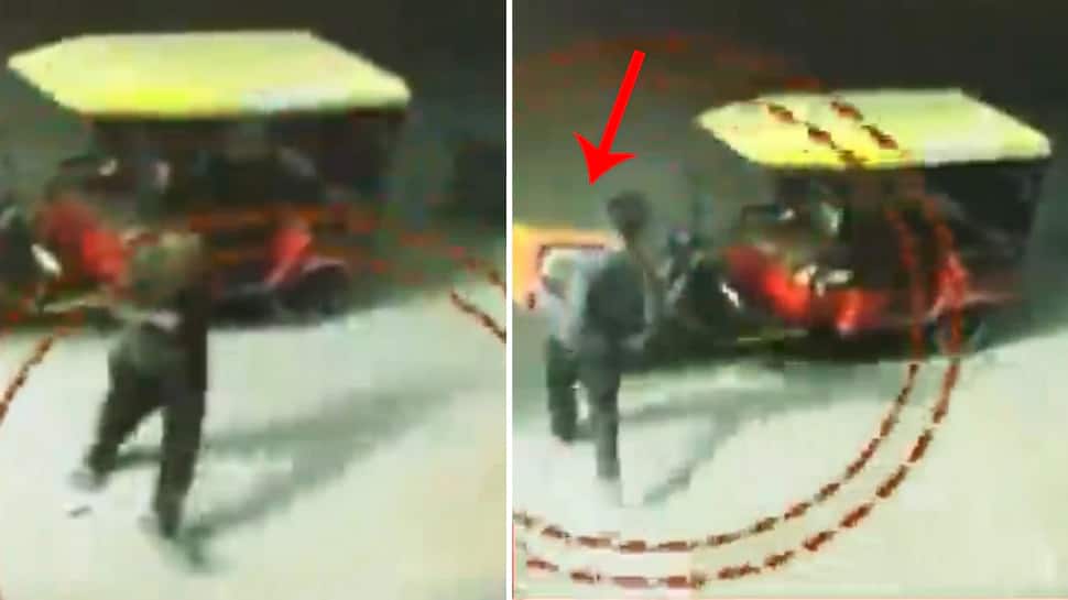lemon thief came with e-rickshaw in vegetable market CCTV footage goes ...
