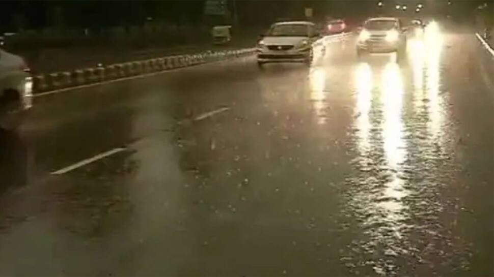 Delhi weather update many areas of Delhi receive light rain bringing some respite from the ...