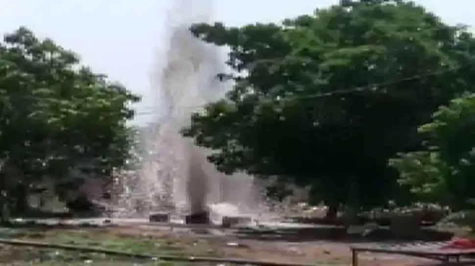 Fountains of water, flying in the fields, Junagadh, folklore, having ...