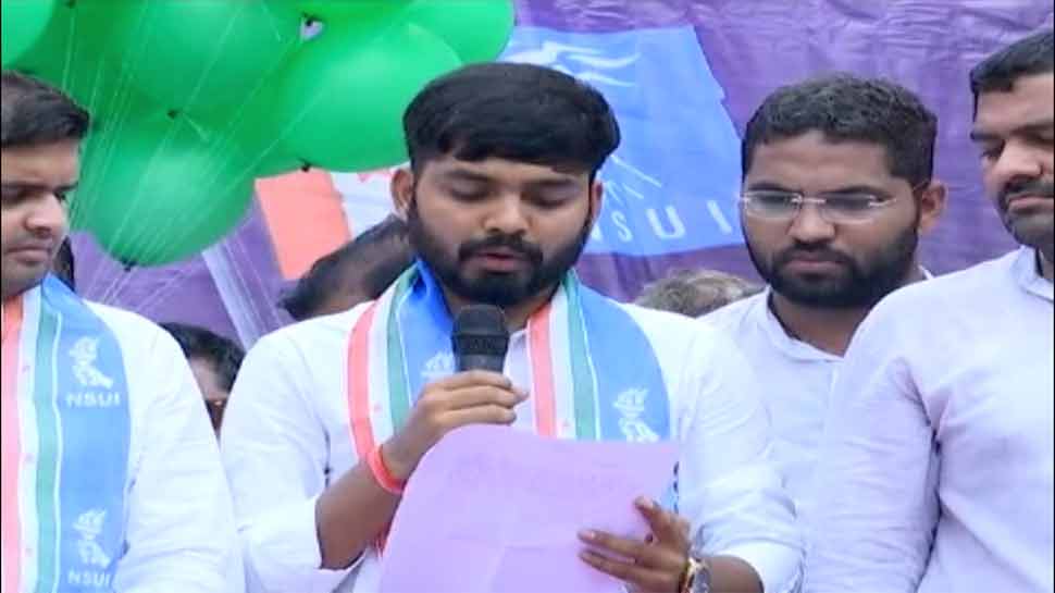 Narendra Solanki Take Charge As NSUI New President