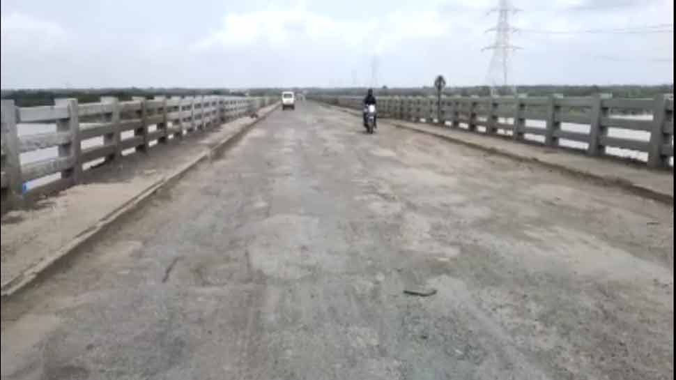 Padra mujpur bridge on mahisagar river in bad condition