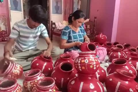 Navratri 2022 anand prajapati family making garbo from five generations