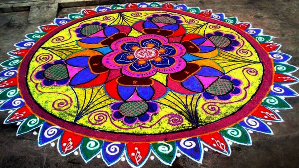 Diwali 2022 Rangoli Design diwali 2022 rangoli colors festival india