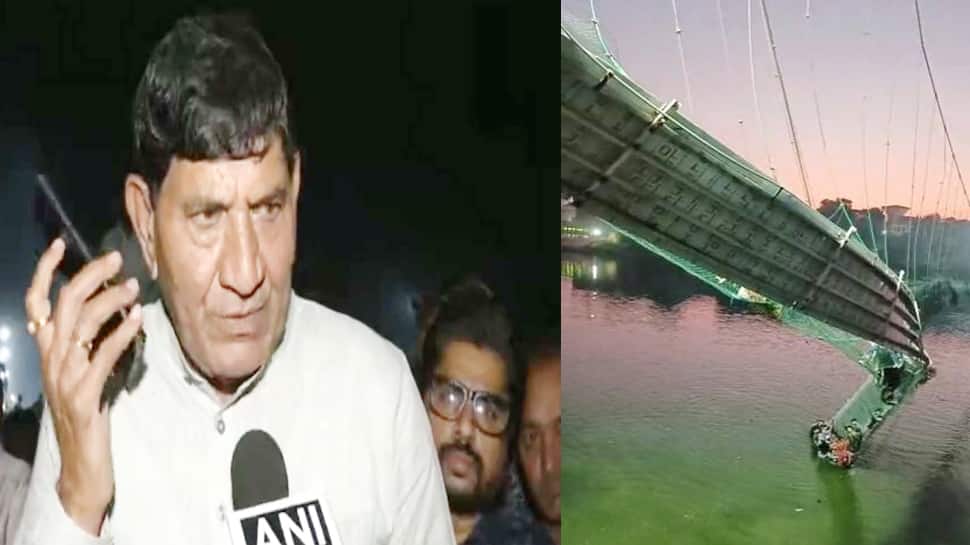 gujarat big breaking news morbi bridge news collapse bjp mp mohan ...