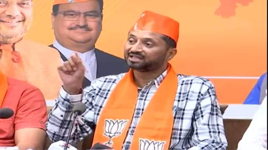 aap leader rajbha zala joins hand with bjp before gujarat assembly ...