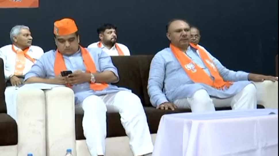 bjp send home minister harsh sanghvi for damage controll after declaring candidate list