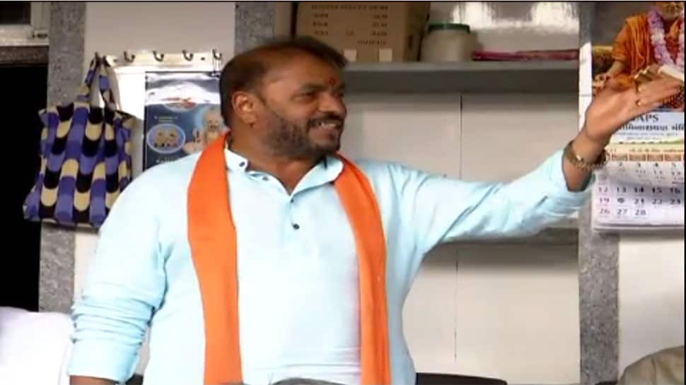 bjp rajula seat candidate heera solanki threat no afraid of anyone father