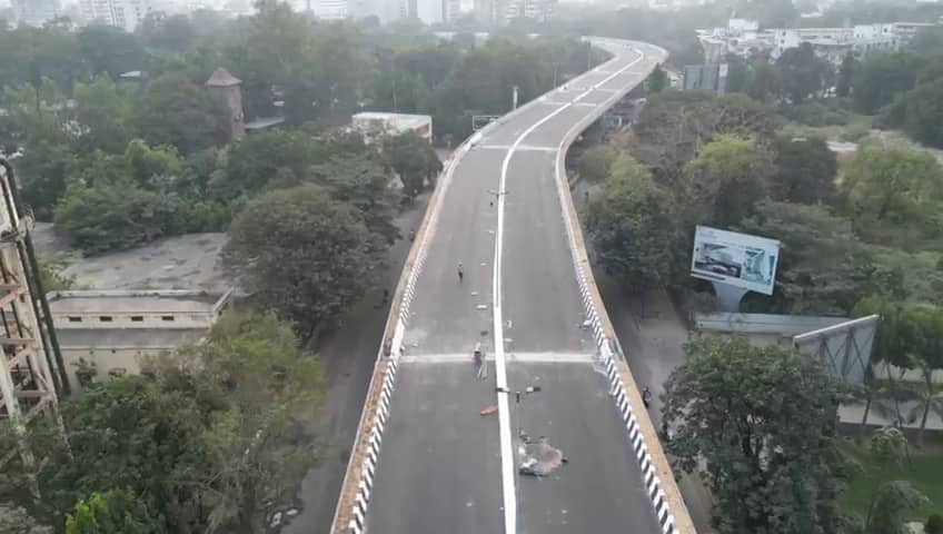 gujarats longest flyover ready to inaugurate in vadodara see drone PHOTOs