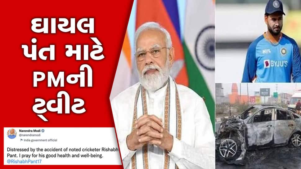 PM narendra modi tweet for cricketer rishabh pant and wishes for speedy ...