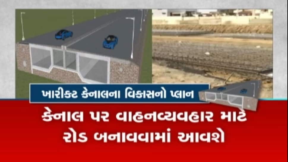 AMC kharikat canal development plan biggest project in ahmedabad
