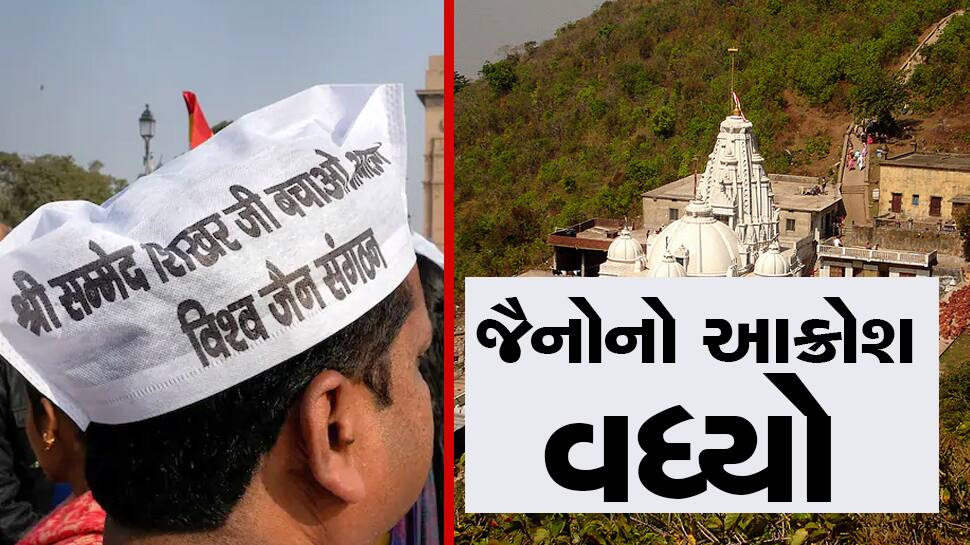 3 kilometer long rally by surat on Declare Samet Shikharji And ...