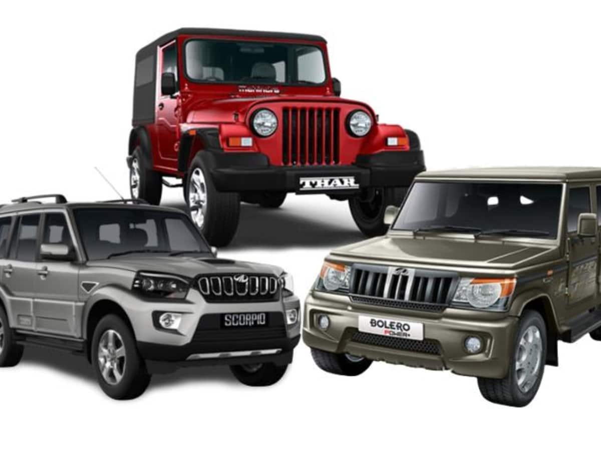 mahindra suv price list with name of all models