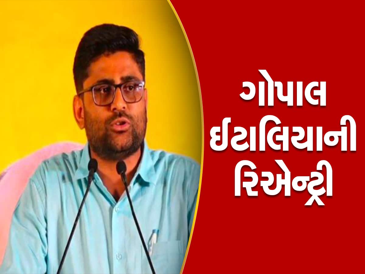 gopal italiya re entry in aap gujarat party gave big responsibilities