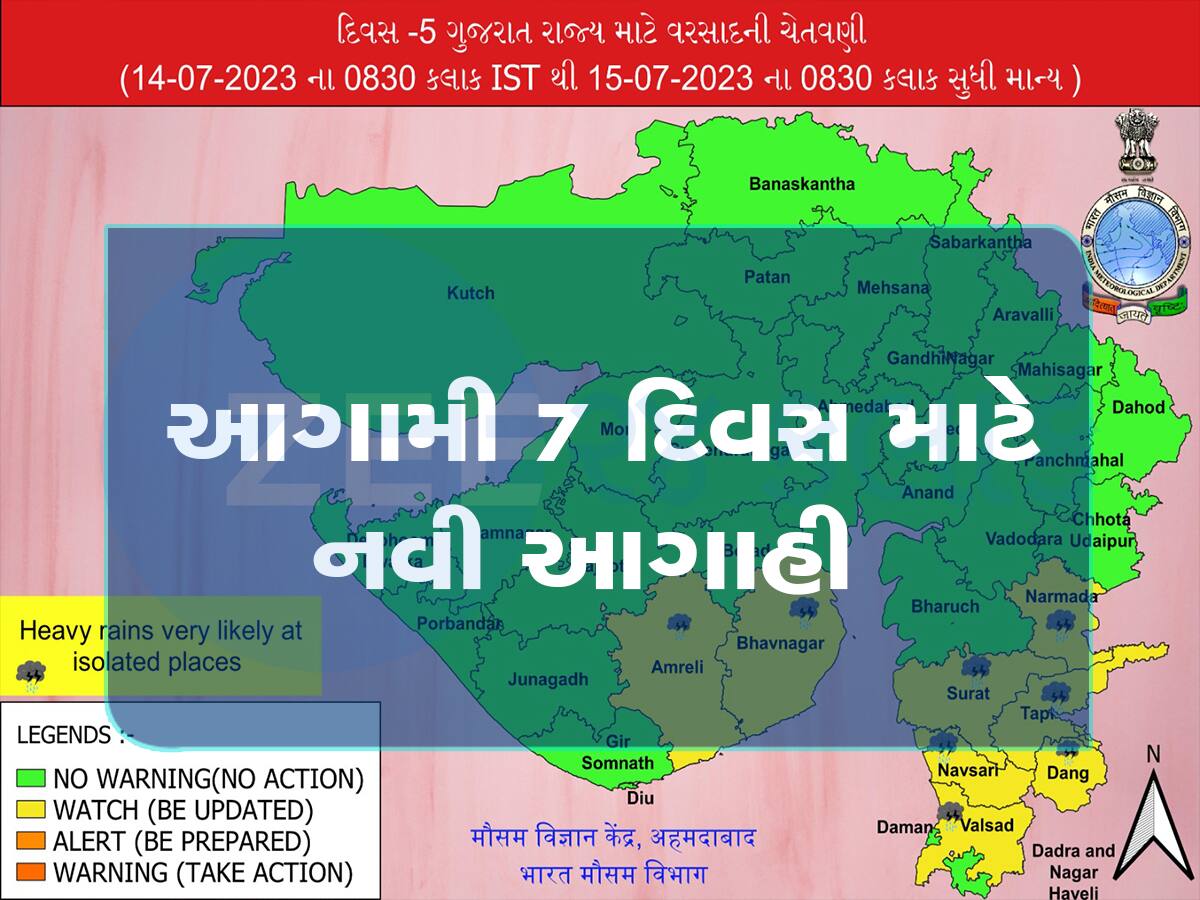 extremely heavy rainfall in gujarat monsoon third round coming soon