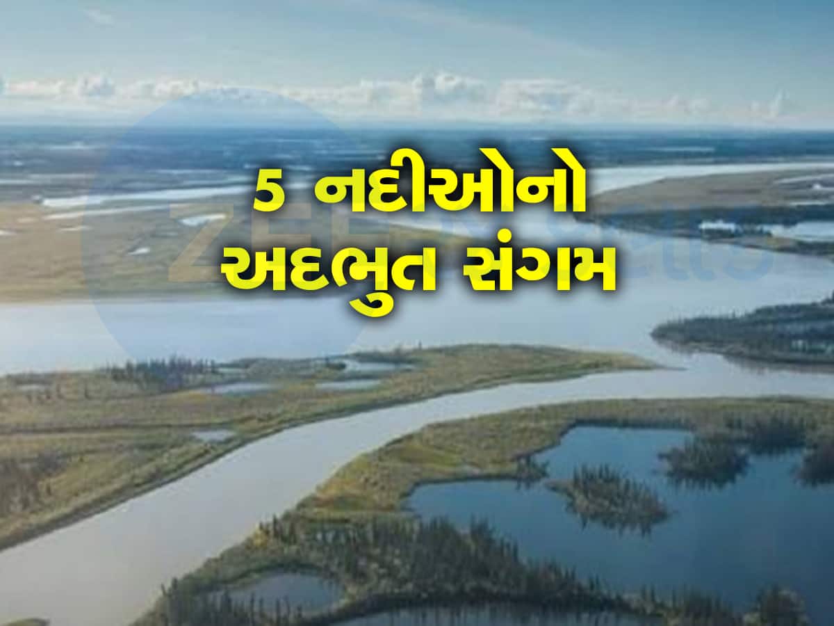 ભારતમાં આવેલી છે આ એકમાત્ર એવી જગ્યા જ્યાં 5 નદીઓનો થાય છે સંગમ