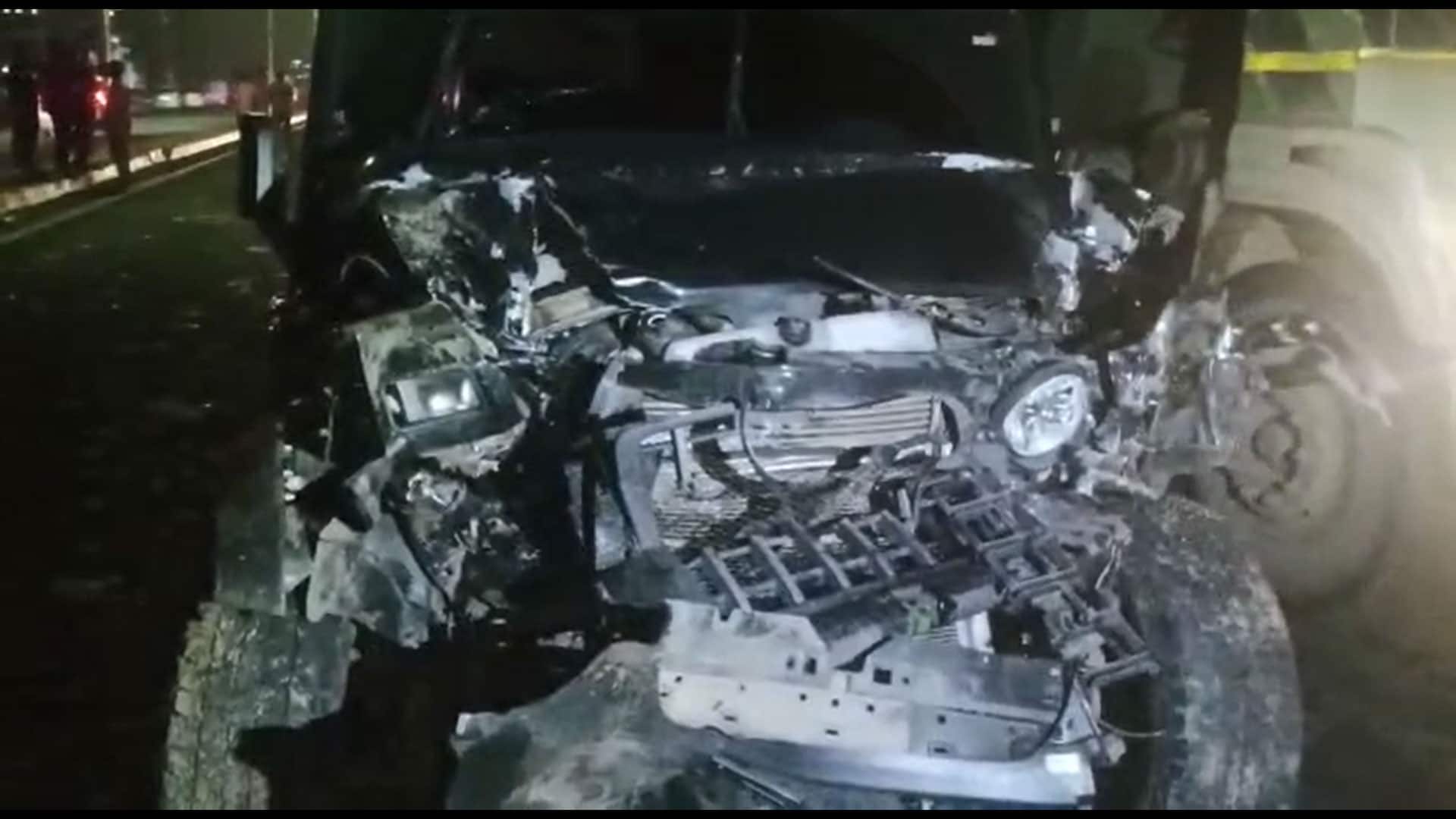 Ahmedabad SG Highway iskcon flyover accident: Photos: મધરાતે અમદાવાદના ...