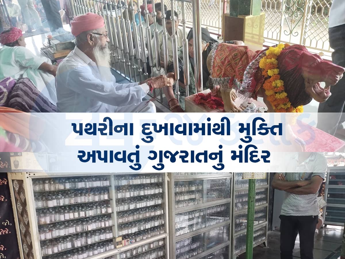 gujarat famous vir maharaj temple in banaskantha release stone pain belief