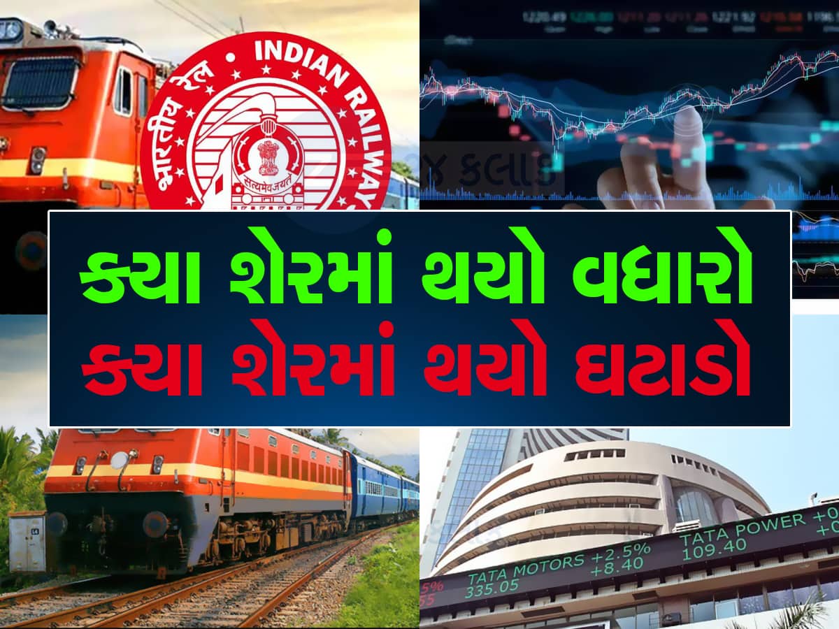 indian railways these 10 stocks trade in green level gave more than 100 ...