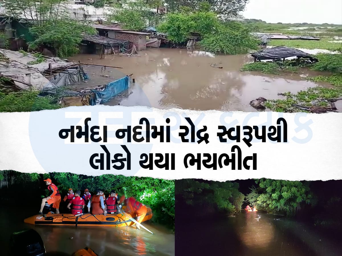 heavy rain in madhya pradesh flood in narmada river 1110 people migrated