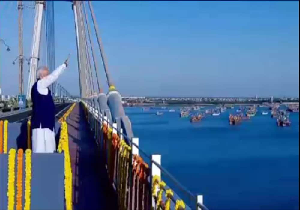bet dwarka sudarshan setu bridge open by PM Modi