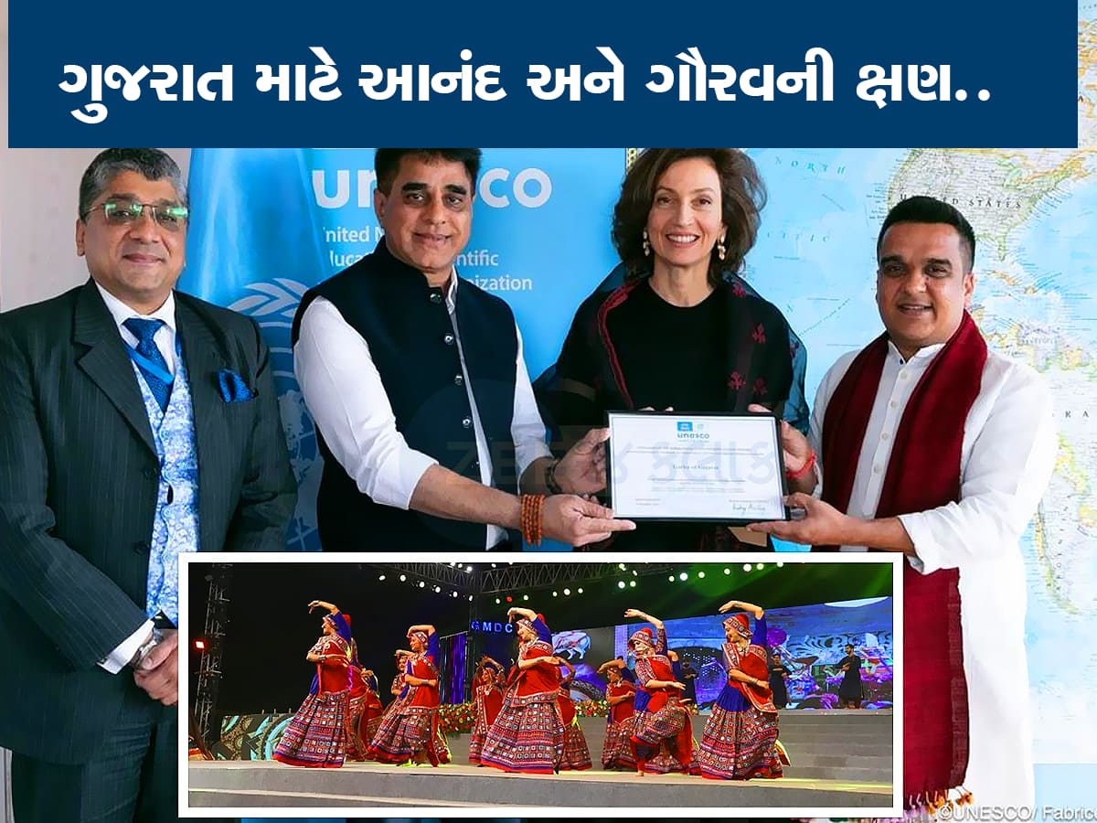 pride moment for all gujaratis garba gets unesco certificate