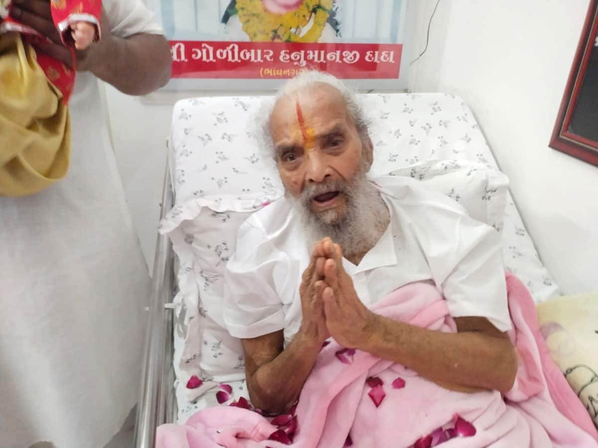 bhavnagar famous golibar hanuman mandir mahant madanmohanji died at age ...