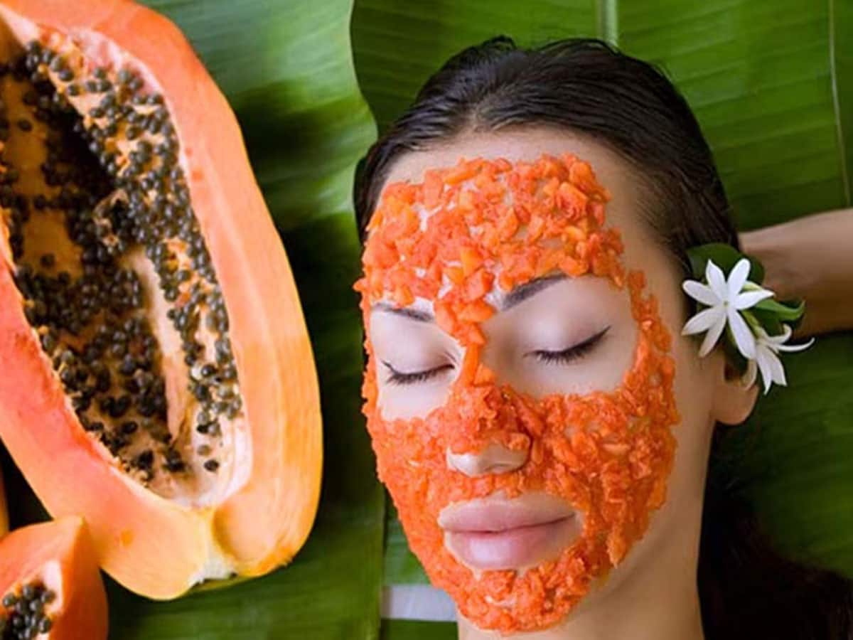 Face Pack For Dry Skin | Papaya Face Pack | પપૈયાનો ફેસપેક | skin care ...