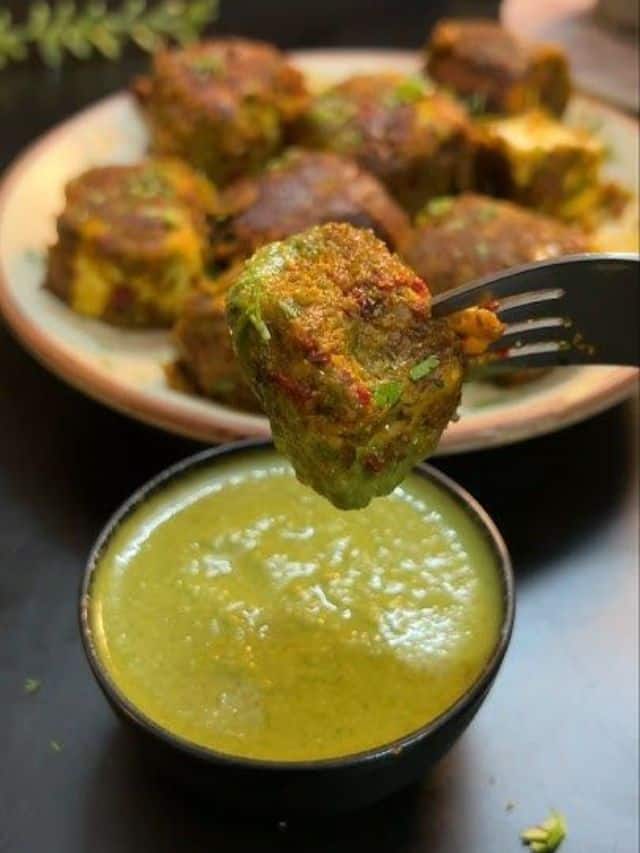 Paneer Thecha Recipe | how to make Thecha Paneer at Home | પનીર ઠેચા ...