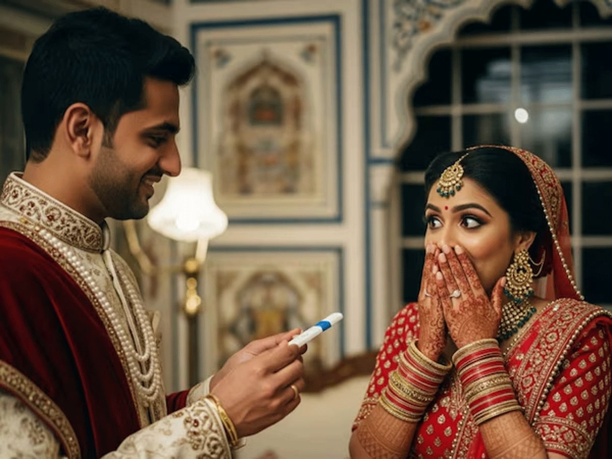 ajab gajab news groom gives pregnancy test kit to bride on wedding ...