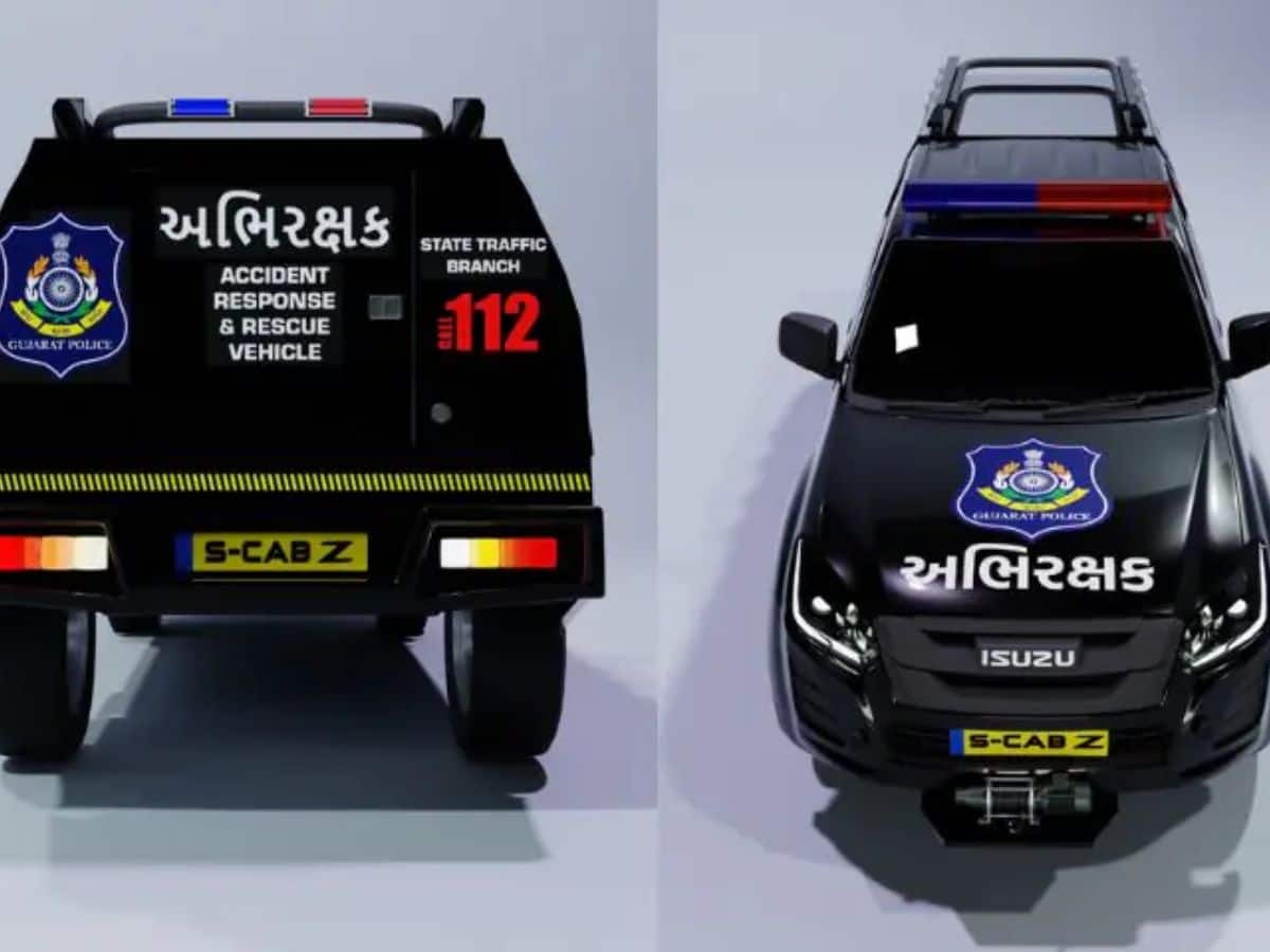 Gujarat Police gets Abhirakshak, Special Purpose Vehicle equipped with ...