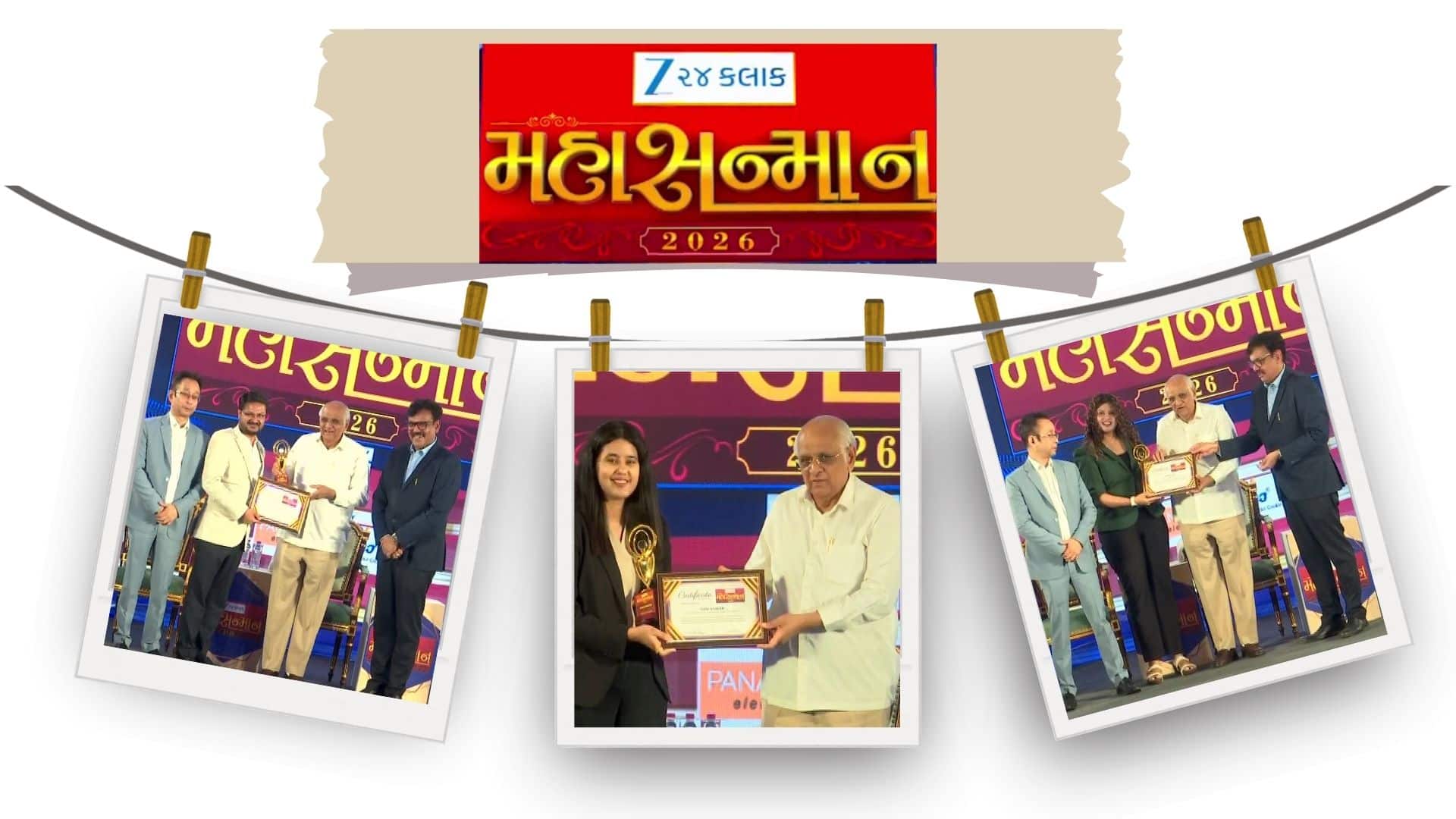 ZEE 24 kalak applauded the courage of many people honored by Chief ...
