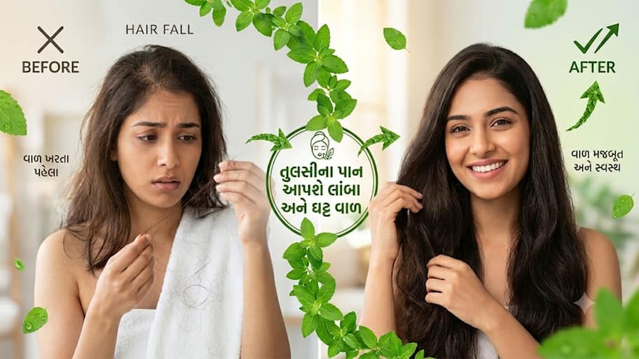 Tulsi Hair Mask in gujarati | તુલસીના પાનની પેસ્ટ માથામાં લગાડી શકાય કે ...