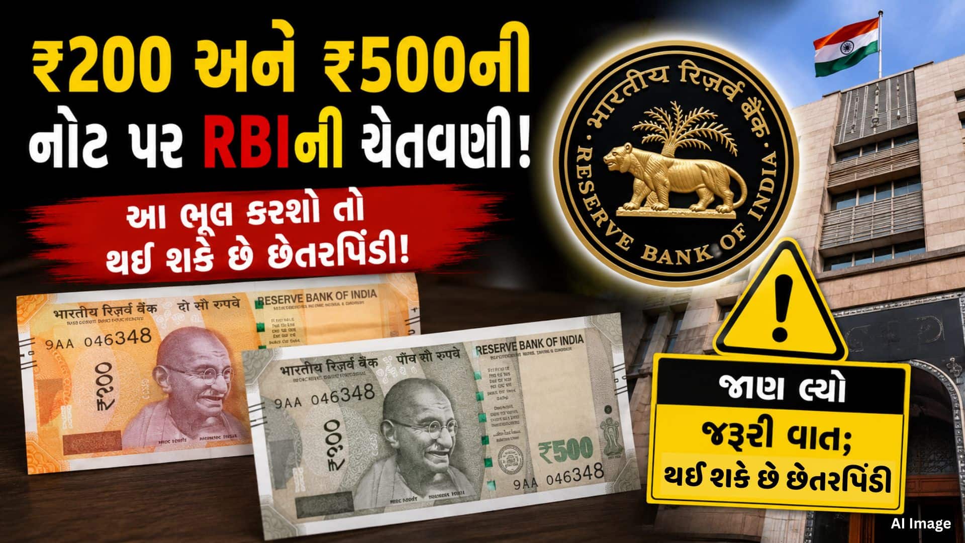 RBI's big warning regarding 200 and 500 notes If you make this mistake ...